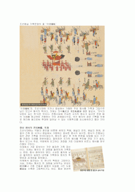 조선 의궤 레포트 자료-1페이지