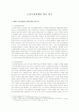 노인고용정책의 비교 연구-1페이지