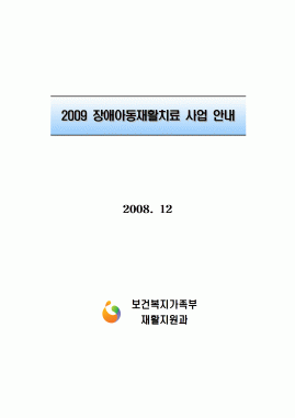 장애인복지관 재활치료관련 진단/판정체계 조사-1페이지