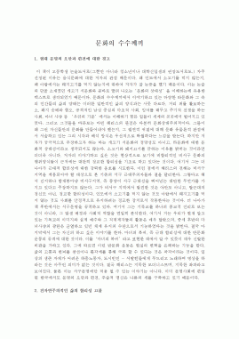 [사회과학] 문화의 수수께끼 -1페이지