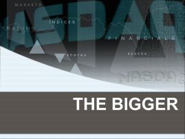 THE BIGGER 레포트 자료-1페이지