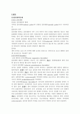 ES,OBGY질환 조사 (단순 갑상샘종,갑상샘 기능 항진증,갑상샘 기능 저하증/유방암/자궁근종,자궁폴립,자궁내막암,자궁육종/당뇨병/고혈압/항암제종류, 적응증, 부작용) -1페이지