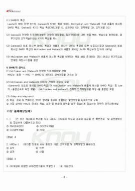 2012년 1학기 전략적인적자원개발론 기말시험 핵심체크-1페이지