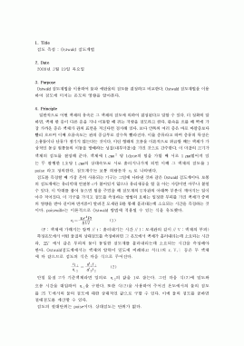 Ostwald 점도계법-1페이지