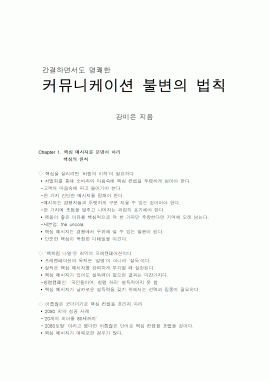 [독후감] 간결하면서도 명쾌한 커뮤니케이션 불변의 법칙 _ 강미은 지음-1페이지