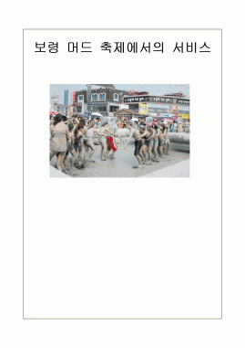 보령 머드 축제에서의 서비스-1페이지