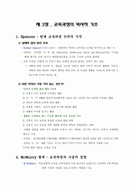 제 2장 . 교육과정의 역사적 기초-1페이지