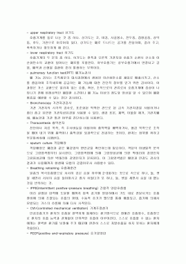 성인간호학 의학용어 정리-1페이지