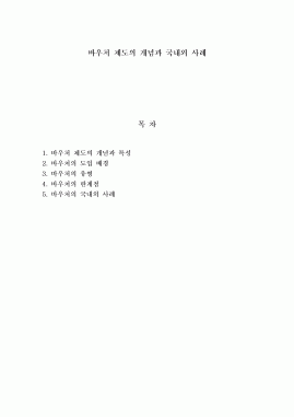 [평가]바우처 제도의 개념과 국내외 사례-1페이지