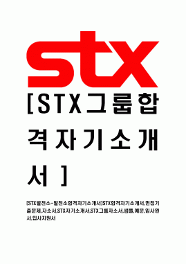 [STX발전소-최신공채합격자기소개서]STX에너지자기소개서자소서,STX에너지자소서자기소개서,STX자기소개서,에너지자소서,STX합격자소서,합격자기소개서,자소서,합격자기소개서,자기소개서자소서-1페이지