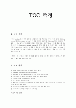 환경분석 - TOC 측정-1페이지