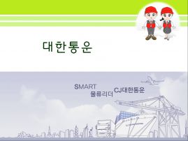 대한통운,대한통운정보전략분석,대한통운경영분석,택배서비스,택배서비스전략-1페이지