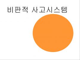 비판적 사고시스템,비판적사고,비판적사고사례,비판적사고시스템사례-1페이지