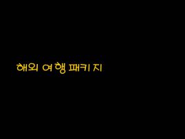 해외 여행 패키지 - 구매및구매후행동,구매후행동,여행사마케팅,여행업,여행사분석,여행사전략,여행사비교,여행사 구매후행동.PPT자료-1페이지