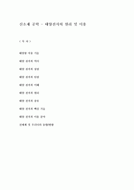 신소재 공학 - 태양전지의 원리 및 이용-1페이지