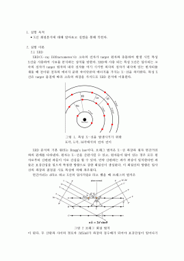 실험보고서 - xrd실험 보고서-1페이지