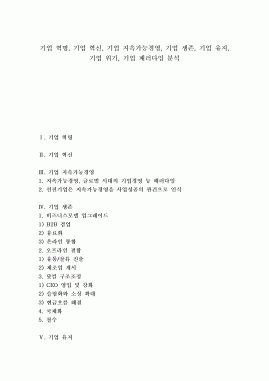 [기업][기업 혁명][기업 혁신][기업 지속가능경영][기업 생존][기업 유지][기업 위기][기업 패러다임][지속가능경영]기업 혁명, 기업 혁신, 기업 지속가능경영, 기업 생존, 기업 유지, 기업 위기, 기업 패러다임-1페이지
