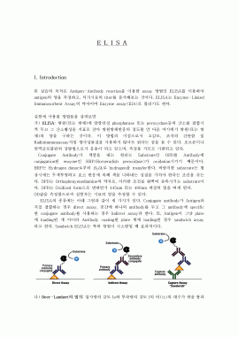 E L I S A 레포트 자료-1페이지