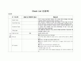 성인실습 checklist (신경계)-1페이지