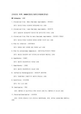 간호진단., 레포트 자료-1페이지
