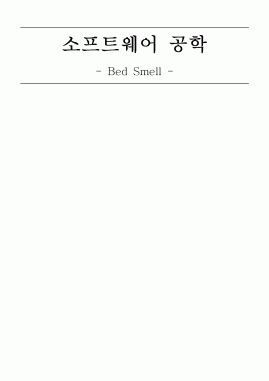 소프트웨어 bed smell조사-1페이지