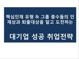 [대기업 취업] 대기업 성공 취업전략.PPT자료-1페이지