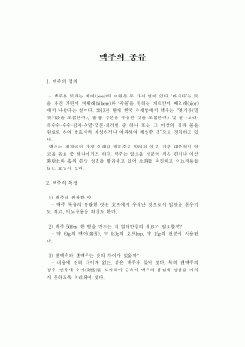맥주(beer)의 종류-1페이지