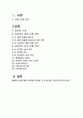 [마케팅] 피자헛의 마케팅 전략과 피자헛의 해외, 국내 진출 성공 전략 분석 및 보완점_ 피자헛의 해외 진출 전략
-1페이지