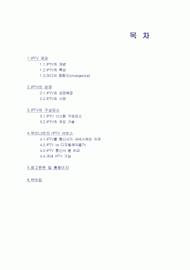 IP TV 레포트 자료-1페이지