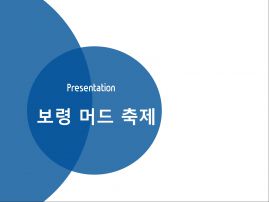 <보령 머드 축제> 머드 축제, 프로그램, 머드 체험관, 머드 화장품, 머드 축제 영향.pptx
-1페이지