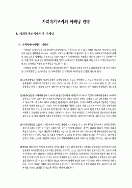 사회복지조직의 마케팅 전략 (사회복지조직에서의 마케팅, 사회복지조직에서 활용 가능한 마케팅전략)-1페이지