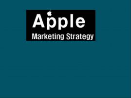 애플(APPLE) 마케팅사례 (아이폰, 아이팟 4P 전략, 삼성 갤럭시와 SWOT 비교).pptx
-1페이지