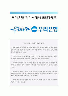 (우리은행 자기소개서) 2014년 우리은행 에세이 자기소개서 최신예문+면접기출_우리은행자기소개서샘플_우리은행자기소개서예문_우리은행자소서_10년 후 우리은행의 모습_우리은행 우수한점 개선해야할 점 지원동기-1페이지