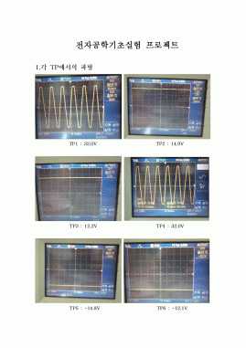 정전압 전원 및 프리앰프 회로 프로젝트 [전자공학실험 프로젝트]-1페이지