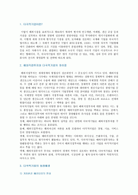 [다국적기업] 다국적기업의 특징, 유형 및 다국적기업의 경영전략-1페이지