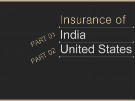 인도와 미국 사회문화와 보험제도 (INDIAN INSURANCE & U.S INSURANCE).pptx-1페이지