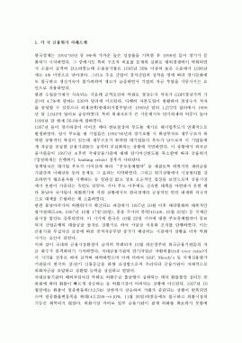 [경제] 각 국 금융위기 사례, 금융위기 촉발 원인-1페이지