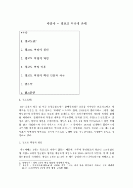 서양사 - 청교도 혁명에 관해-1페이지