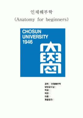 인체해부학 (Anatomy for beginners) - Movement(움직임), Circulation(순환계), Digestion(소화계)-1페이지