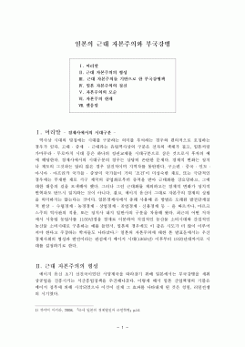 일본의 근대 자본주의와 부국강병 -1페이지