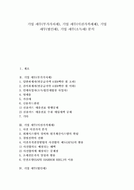 [기업 세무][세무][기업][세금][세제][부가가치세][이전가격세제][법인세][소득세]기업 세무(부가가치세), 기업 세무(이전가격세제), 기업 세무(법인세), 기업 세무(소득세) 분석(기업 세무)(세무)(기업)(세금)(세제)-1페이지