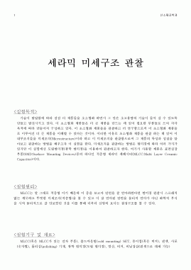 세라믹 미세구조 관찰 report-1페이지