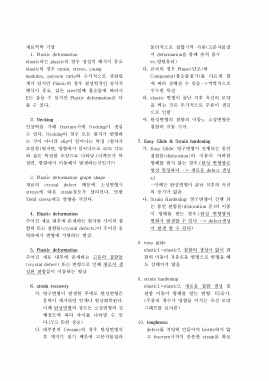 재료역학 용어정리-1페이지