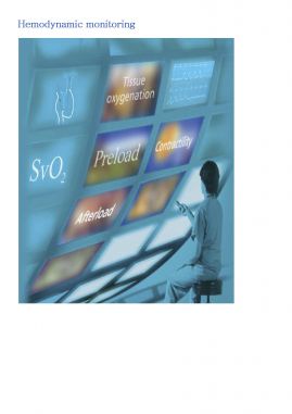 vigilance, vigileo -hemodynamic monitoring-1페이지