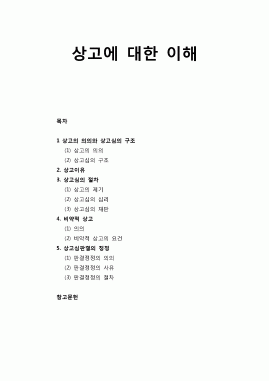 [형사소송법] 상고에 대한 이해 - 상고의 의의와 상고심의 구조, 상고이유, 상고심의 절차, 비약적 상고, 상고심판결의 정정-1페이지