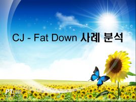 CJ - Fat Down 사례 분석-1페이지