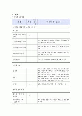 내과 케이스 레포트 자료-1페이지