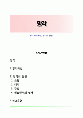 망각(망각곡선, 망각의 원인)-1페이지
