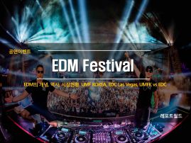 ★ EDM Festival - 공연이벤트, EDM, EDM의 개념, 역사, 시장현황, UMF KOREA, EDC Las Vegas, UMFK vs EDC -1페이지