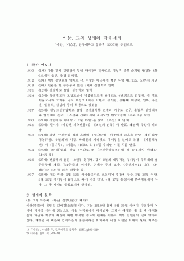 현대문학사 - 이상, 그의 생애와 작품세계-1페이지